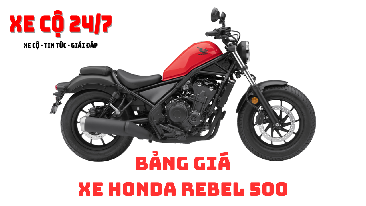 Giá xe Honda Rebel 500 hôm nay 24/12/2025